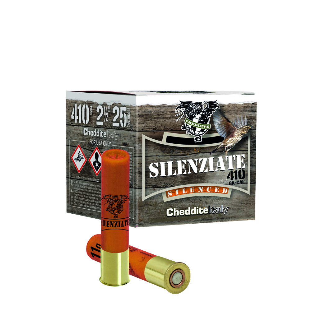 CHEDDITE - SILENZIATE 11GR PIOMBO N°10 - calibro 410 - Armeria CentroSport